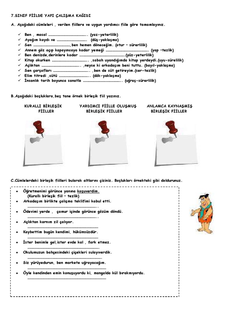 Fiilde Yapi Etkinlik 1 | PDF