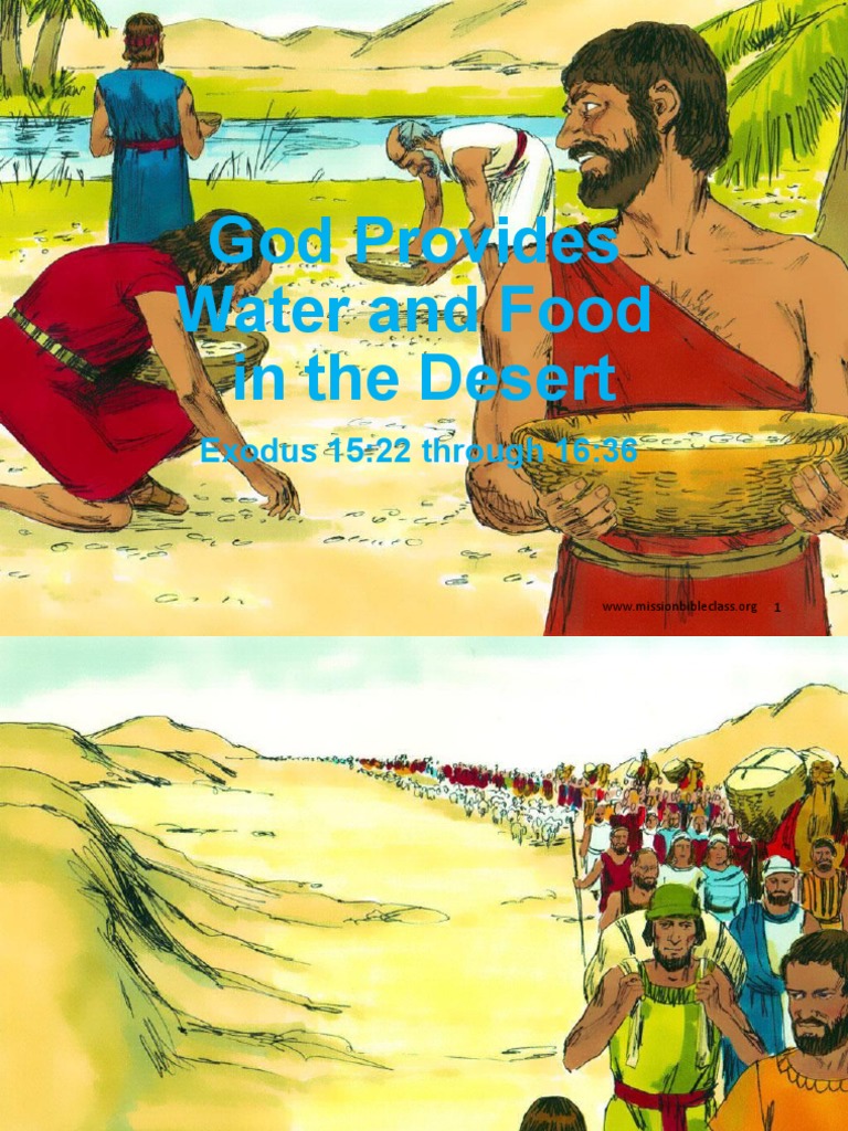 3.6 God Provides Water and Food Mary | PDF | Moses | The Exodus