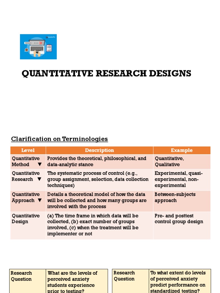 Quantitative Research Designs | PDF | Quantitative Research | Experiment Quantitative Research Designs | PDF | Quantitative Research | Experiment