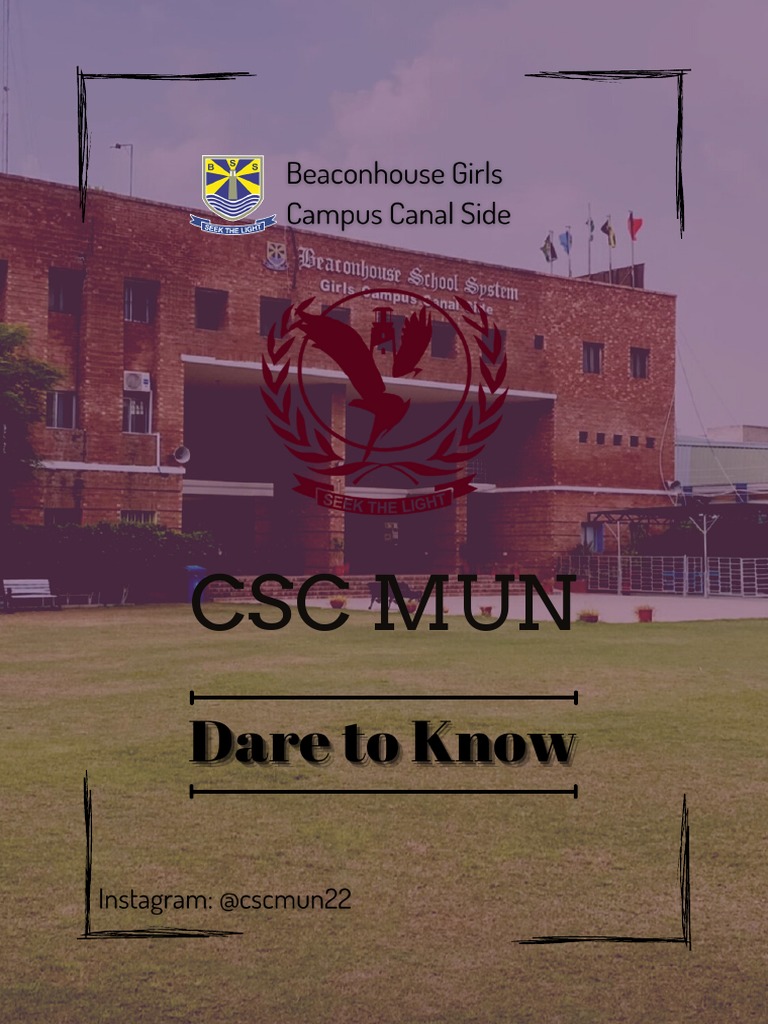 CSC MUN Official Invite | PDF | United Nations Security Council ...