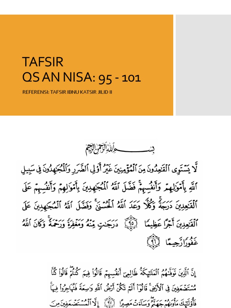 Tafsir QS Annisa | PDF