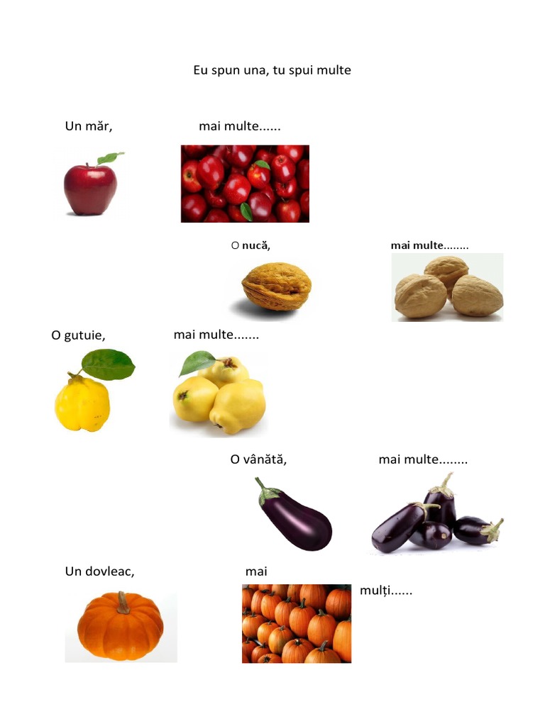 Eu Spun Una, Tu Spui Multe | PDF