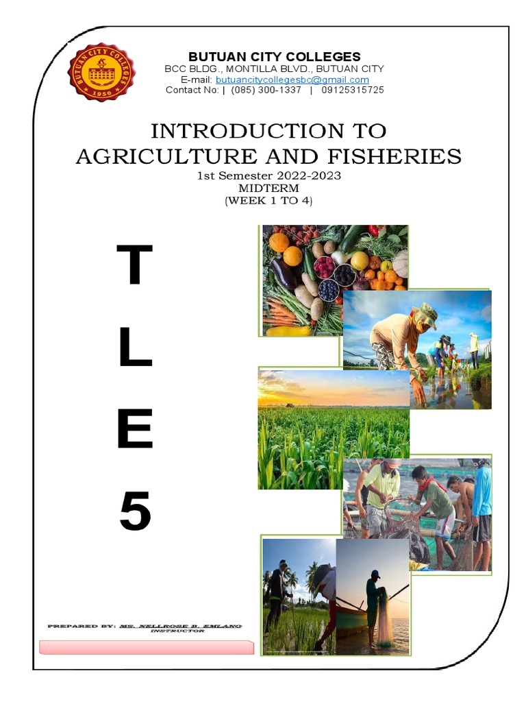 Intro To Agri-Fisheries - Midterm (Week 1 To 4) | PDF | Area | Sowing