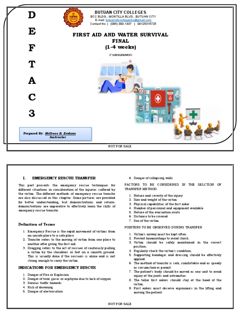 Emergency Rescue Transfer Techniques | PDF | First Aid | Ambulance