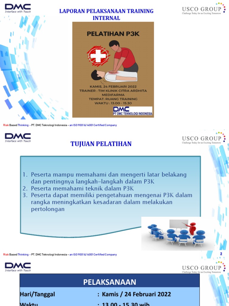 Report Training P3K | PDF