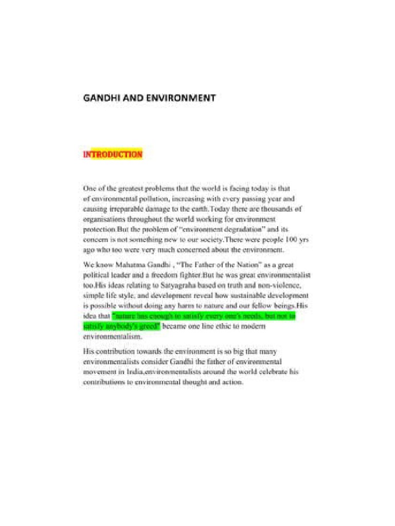 Pol Sci Gandhi | PDF