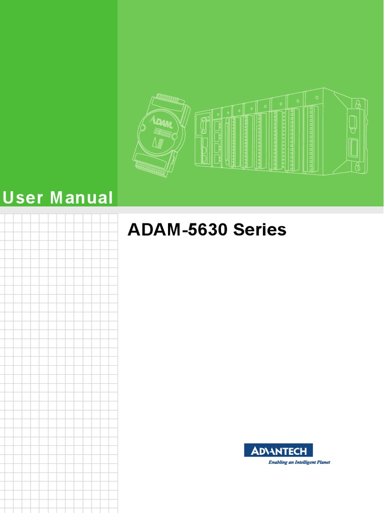 ADAM-5630 Series User Manual Ed.1.FINAL | PDF