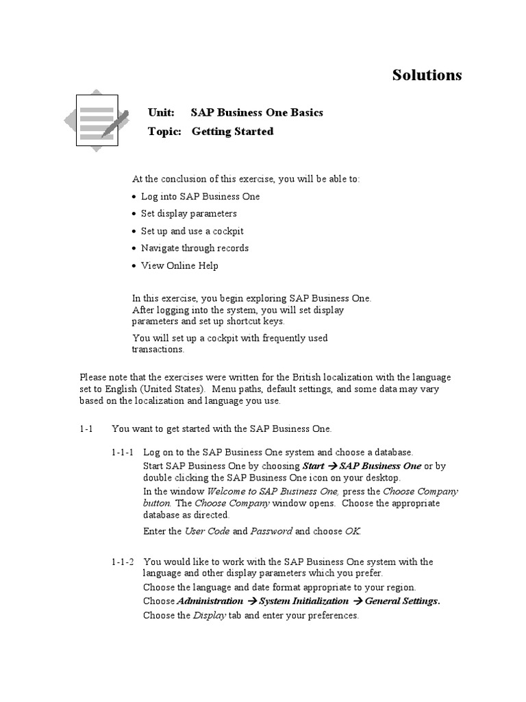 TB1000 Unit 01-2 Overview Sol | PDF | Icon (Computing) | Menu (Computing)