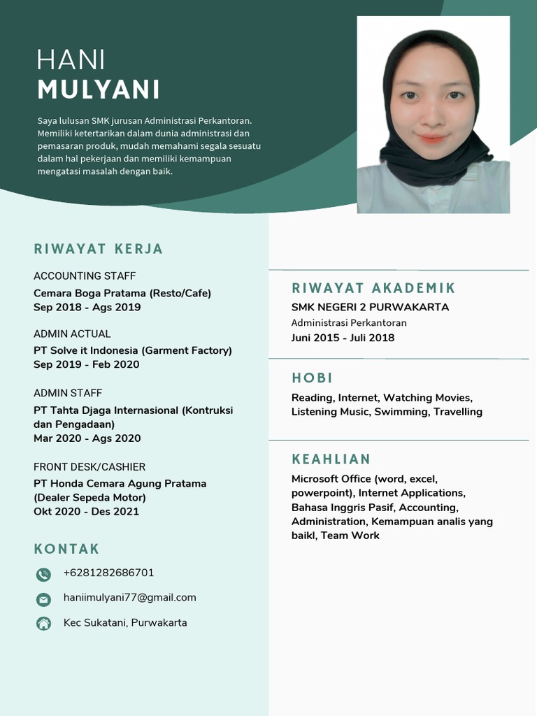CV Hani | PDF