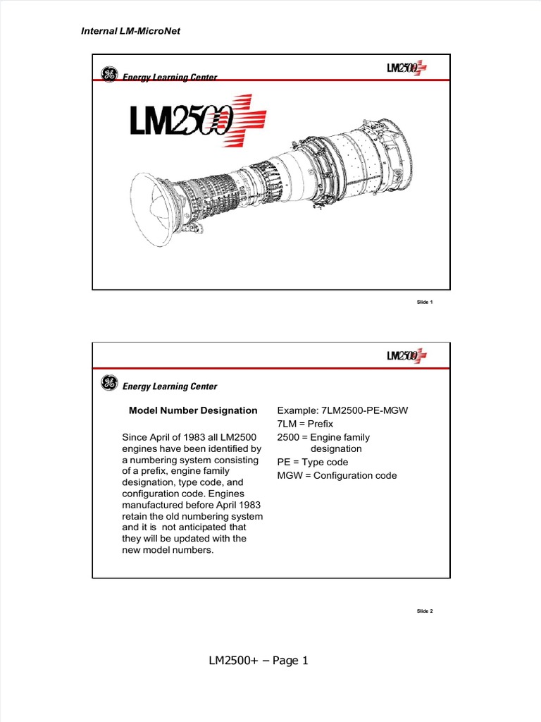 03 Lm2500 Course | PDF | Physical Quantities | Mechanical Engineering
