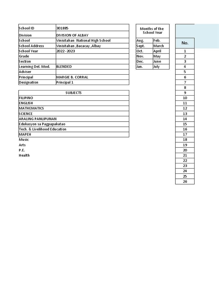 Automated DepEd SF9 JHS | Download Free PDF | Philippines | Eurasia