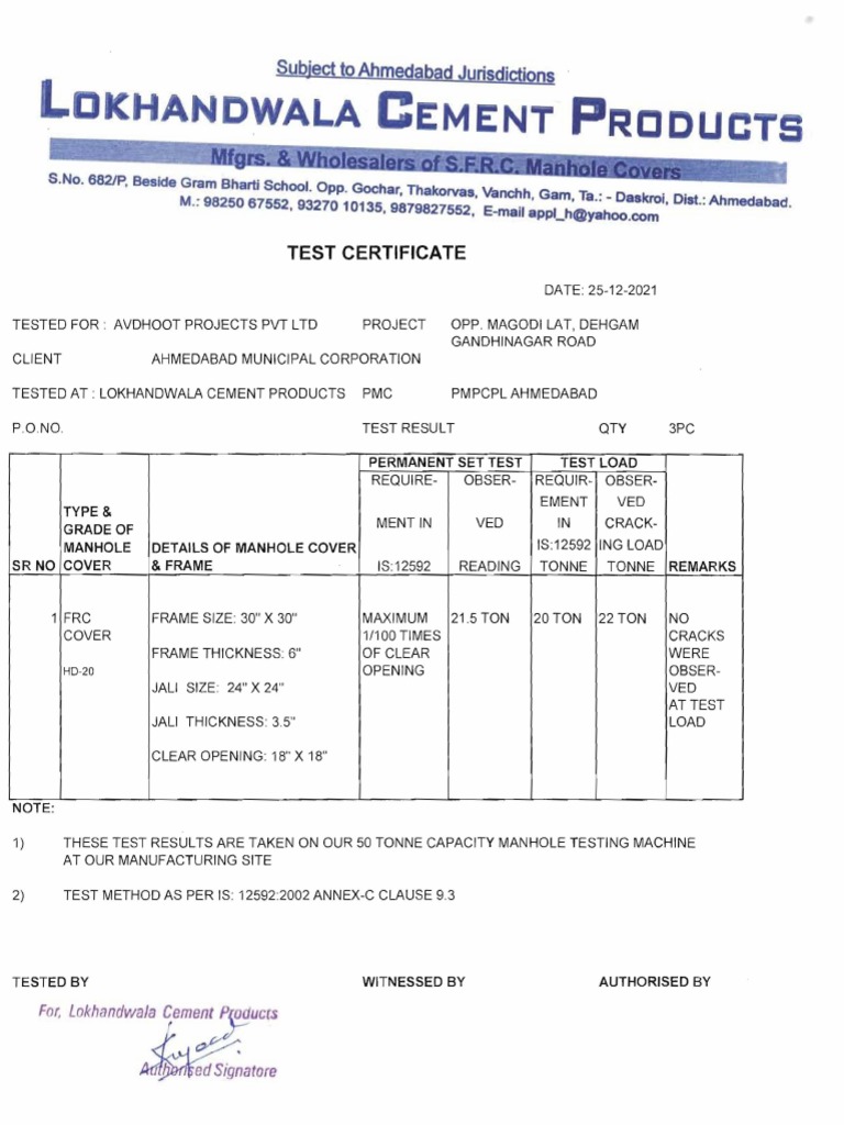 Hd20 Chamber Cover MTC | PDF