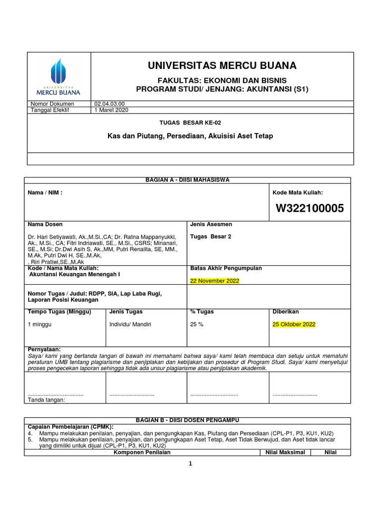 22 - RTM 2 OBE REV - Akuntansi Keu Men 1 | PDF