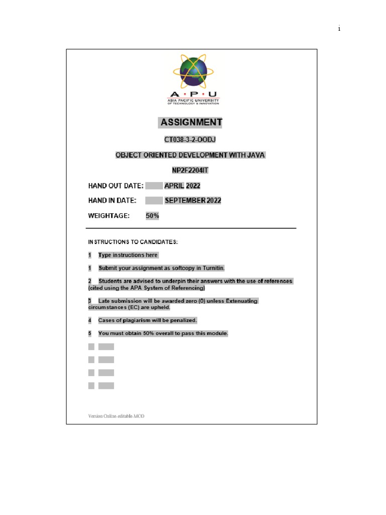 A Comprehensive Report on the Development of an Object-Oriented Courier Service System using ...