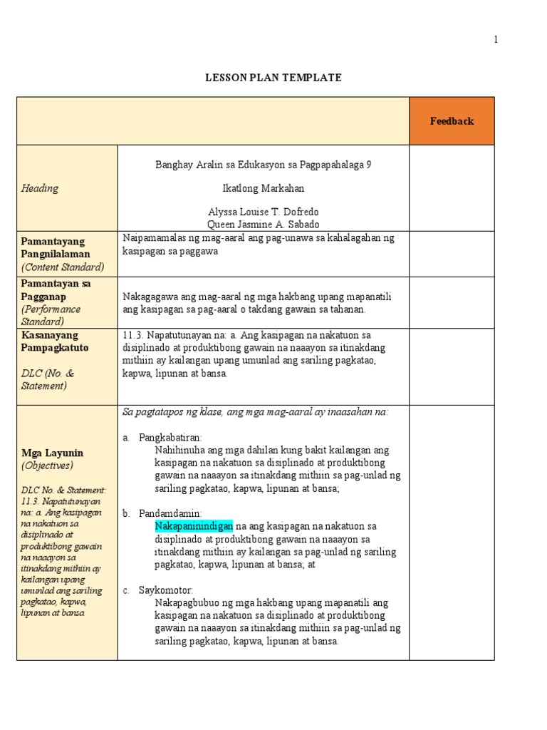 Dofredo Sabado Third-Draft | PDF