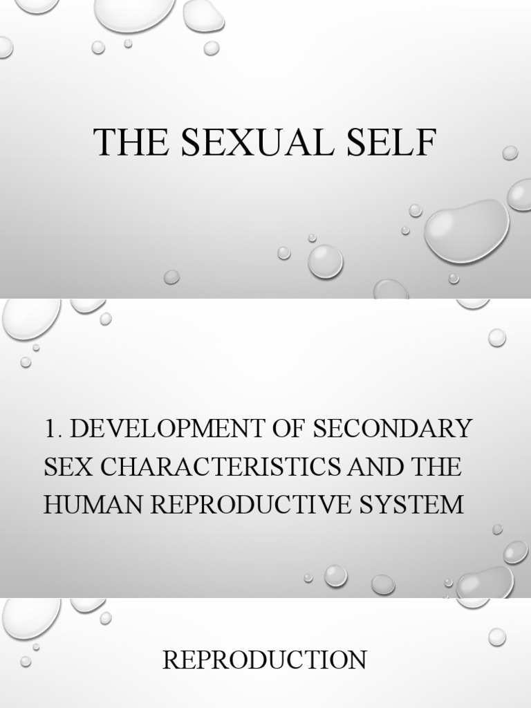 Sexual Self | PDF | Reproductive System | Puberty