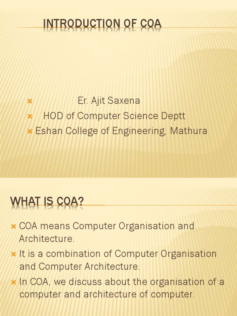 COA Unit-1 | PDF | Subtraction | Central Processing Unit COA Unit-1 | PDF | Subtraction | Central Processing Unit