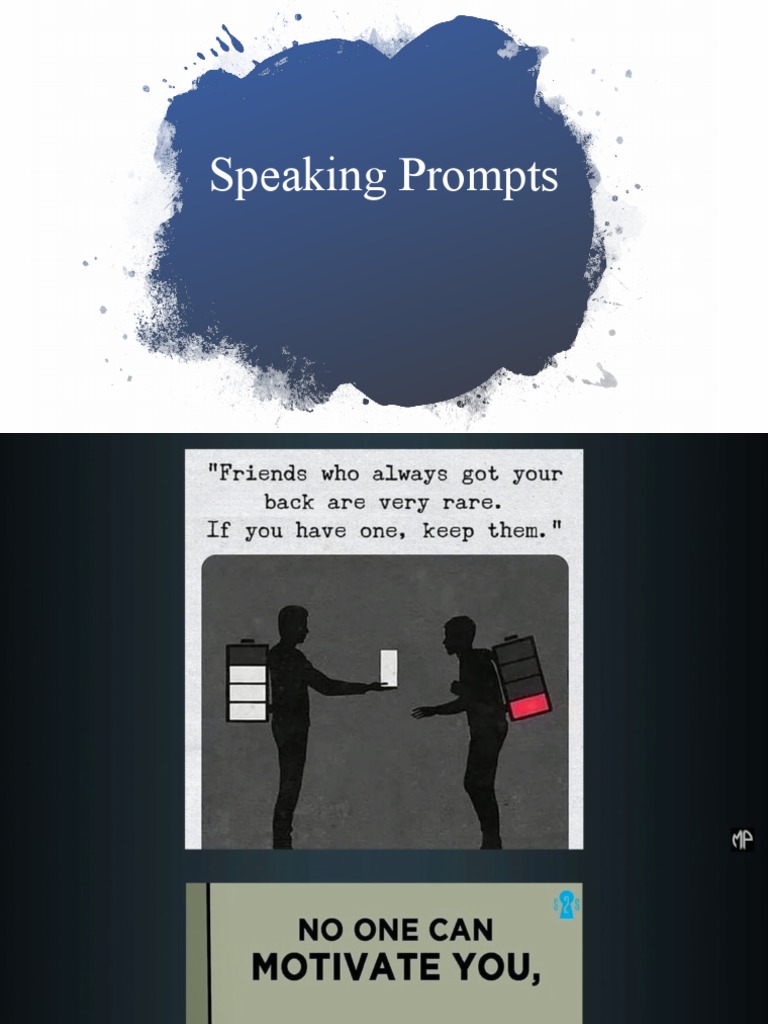 Speaking Prompts | PDF