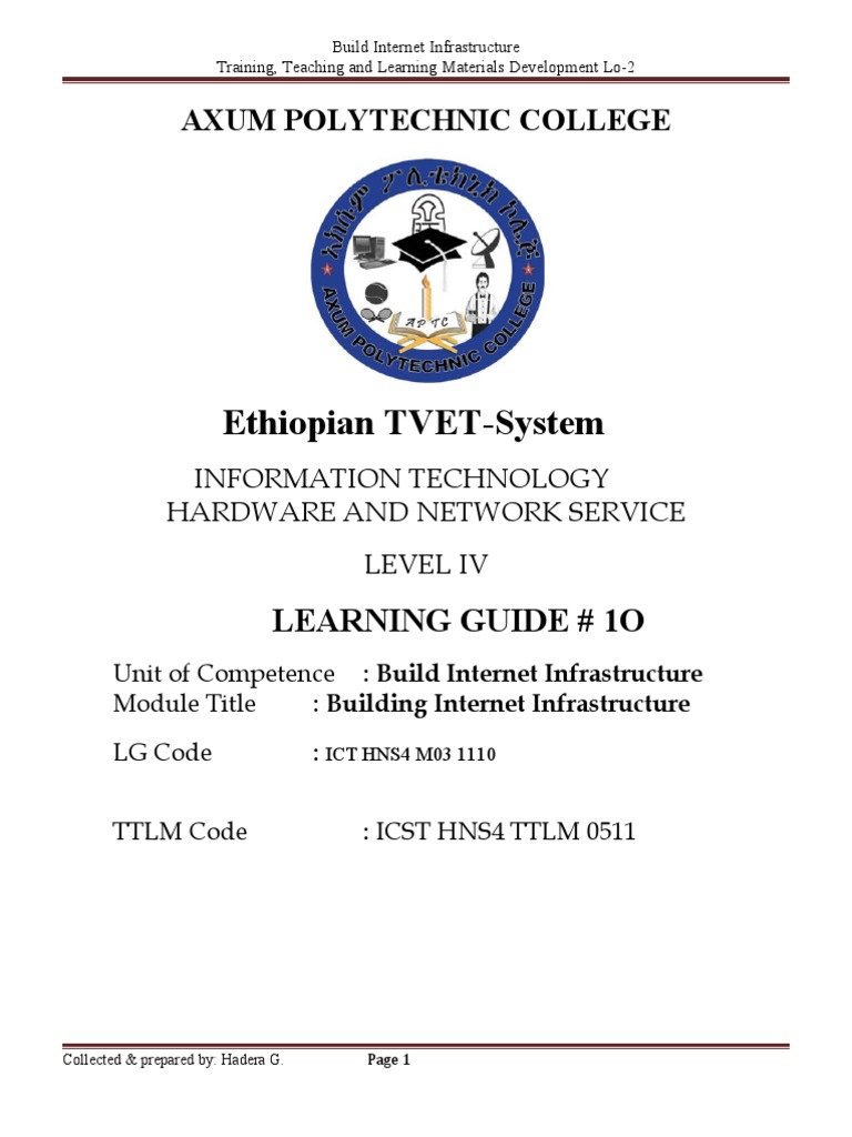 Build Internet Infrastructure LO2 | PDF | Ip Address | Active Directory
