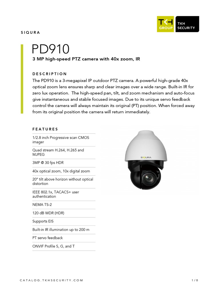 02 PTZ Camera | PDF | Video | Camera Lens
