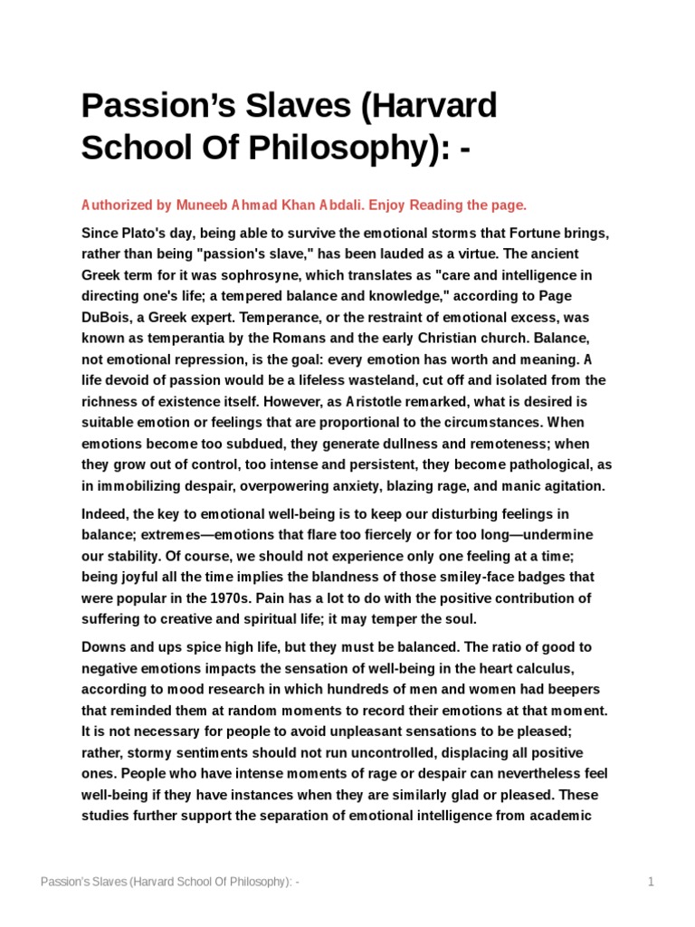 Passions Slaves | PDF | Anger | Mania