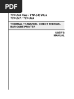 TTP 244 Pro User Manual New en | PDF | Printer (Computing) | Command ...