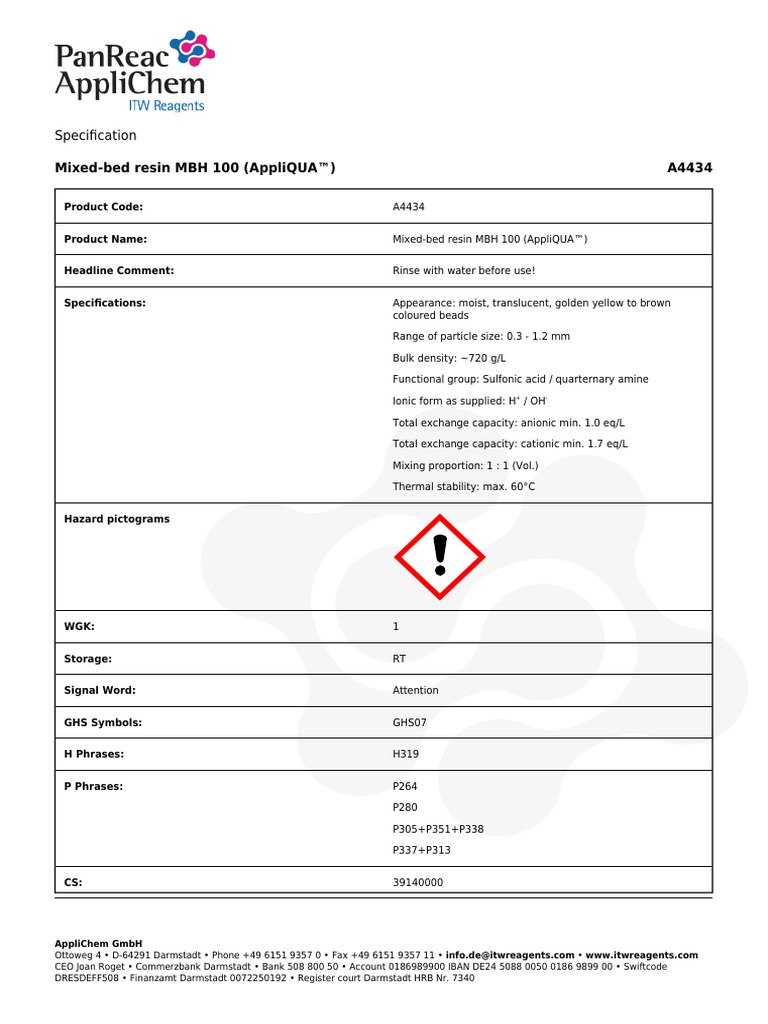 Tds A4434 en | PDF | Materials Science | Physical Sciences