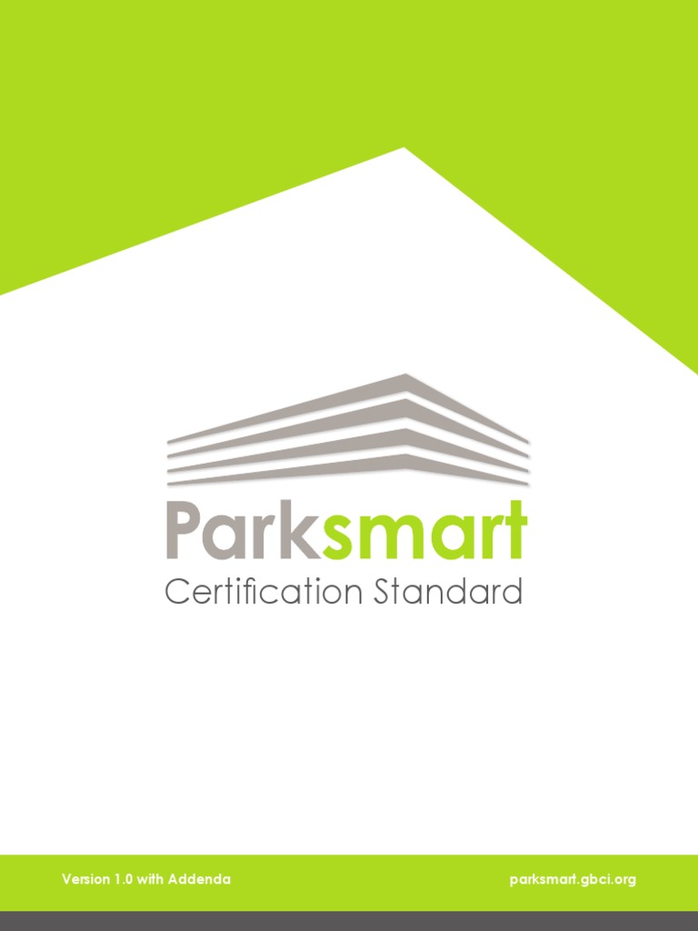 Parksmart Standard | PDF | Parking | Sustainability