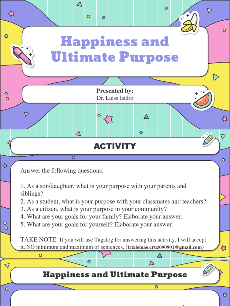 5 Happiness and Ultimate Purpose | PDF | Happiness | Reason