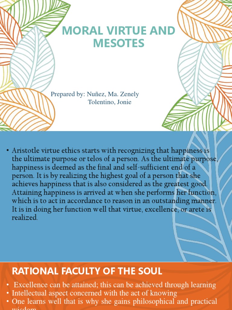 Understanding Mesotes in Moral Virtue | PDF | Virtue | Happiness