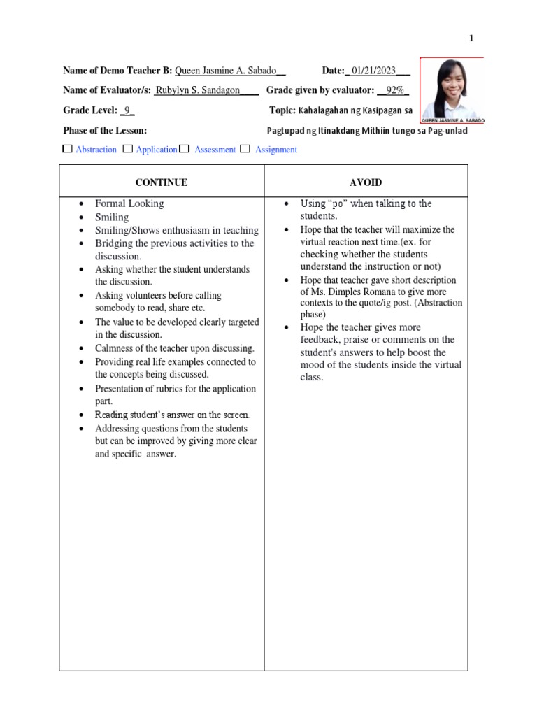 Form 3 From Teacher Rubylyn | PDF