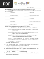 3rd Q Exam 1 Pagbasa at Pagsusuri NG Ibat Ibang Teksto Tungo Sa ...
