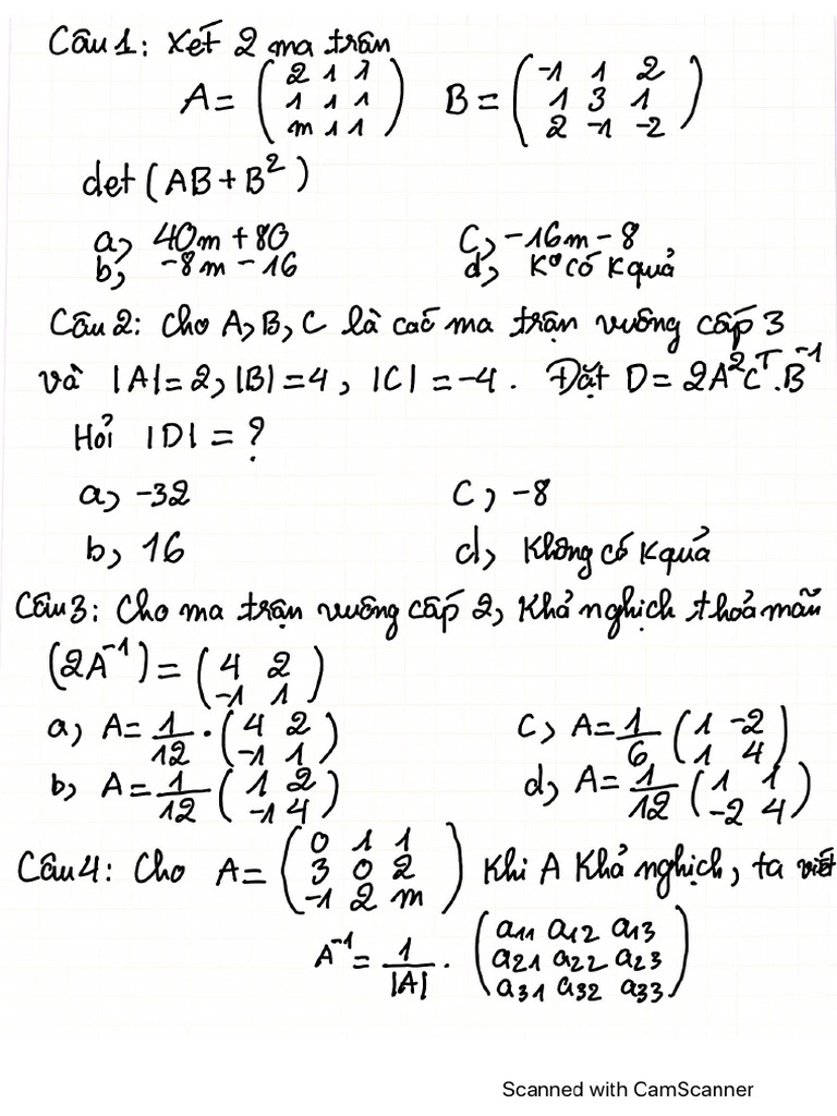 Đề Thi K47 KSA (Toán) | PDF