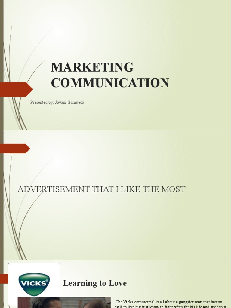 Marketing Communication | PDF | Communication