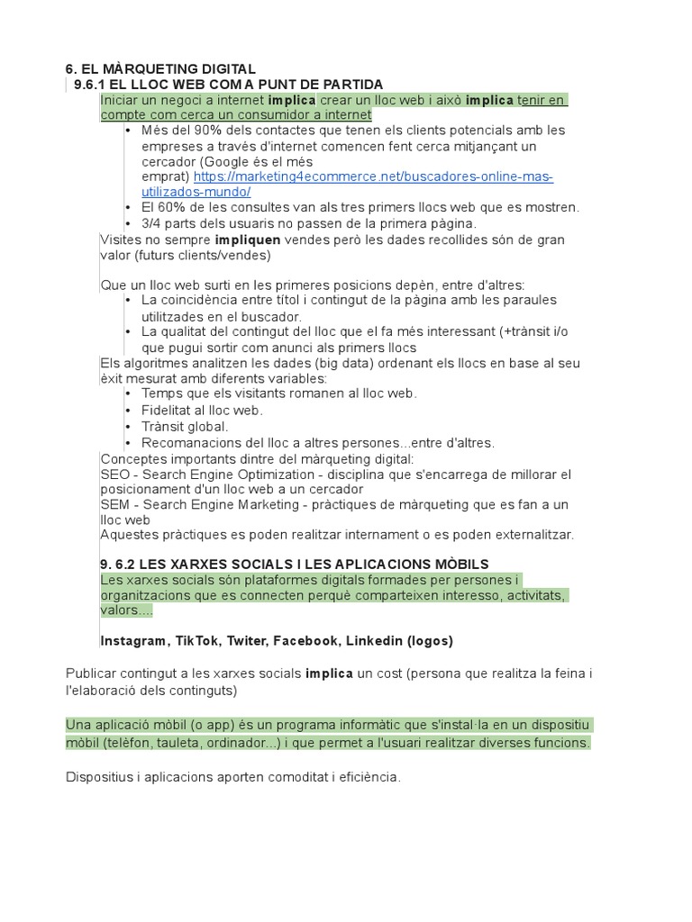 Punt 6 Presentació | PDF