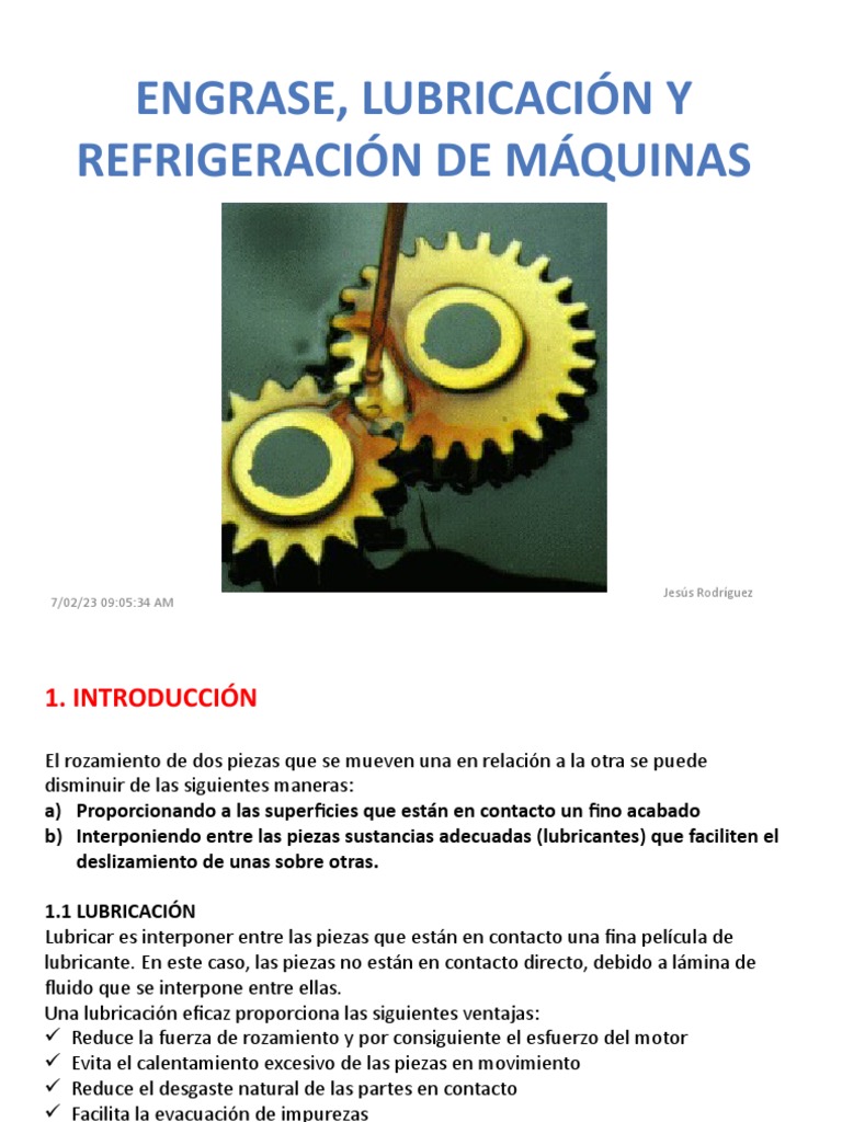8-Engrase y Lubricacion de Máquinas | PDF | Lubricante | Petróleo