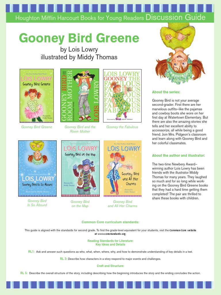 Gooney Bird Greene Educator's Guide | Common Core State Standards ...
