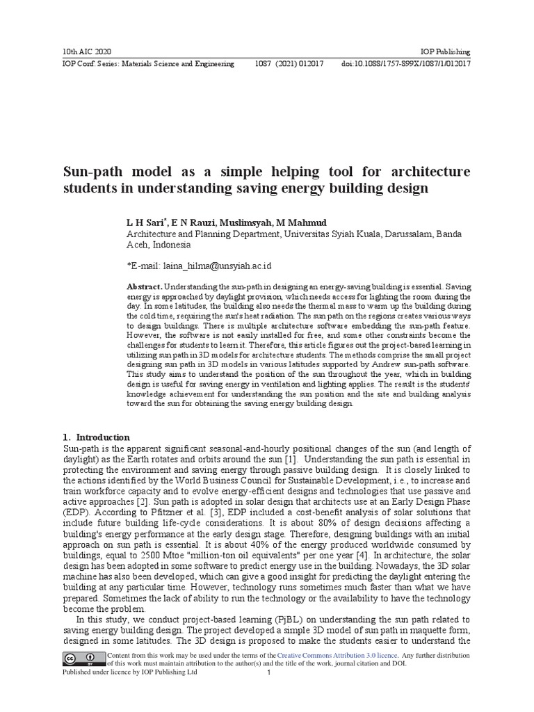 Sun Path Model For Architects | PDF | Equator | Radius