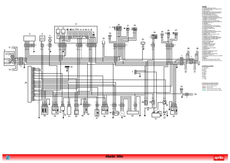 Atlantic - 300ie - Schema Elettrico - E | PDF | Vehículo de motor ...