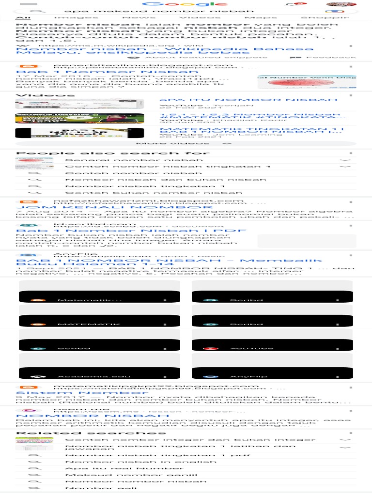 Apa Maksud Nombor Nisbah - Google Search | PDF