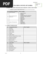 TCM-Teacher Registration Requirements-Particulars - 122209 | PDF