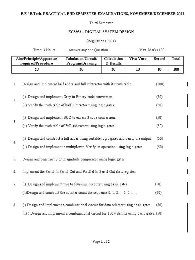 Ec3352 Set4 | PDF | Electronic Circuits | Computer Engineering