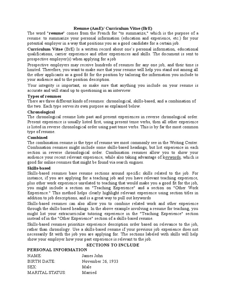 Memorandum Pdf Résumé Memorandum