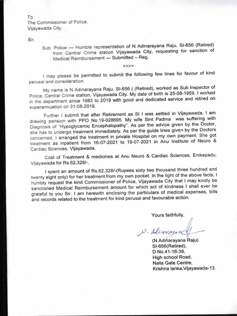 Adinarayana Radu Retd SI | PDF