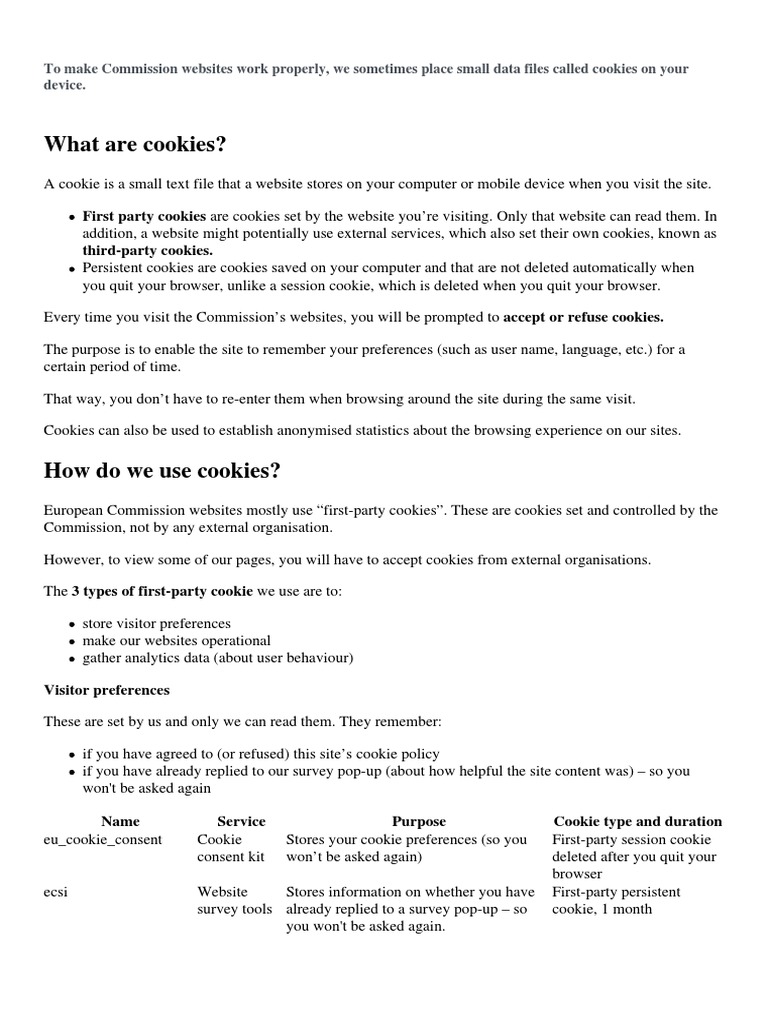 Policies | PDF | Http Cookie | Information Privacy