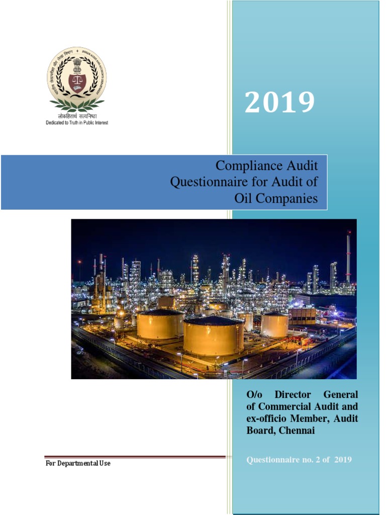 Check List For Audit of Oil Companies 20201207124407 20210101154307 ...