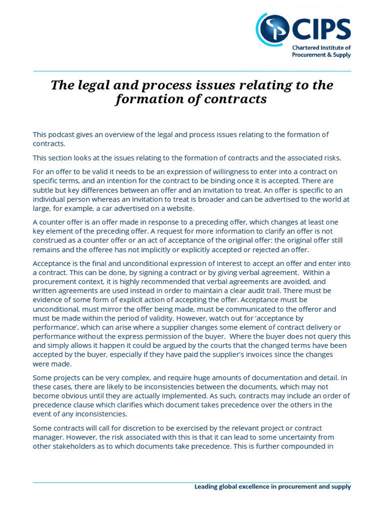 CIPS L5M3 LO1 Transcript | PDF | Liability Insurance | Indemnity