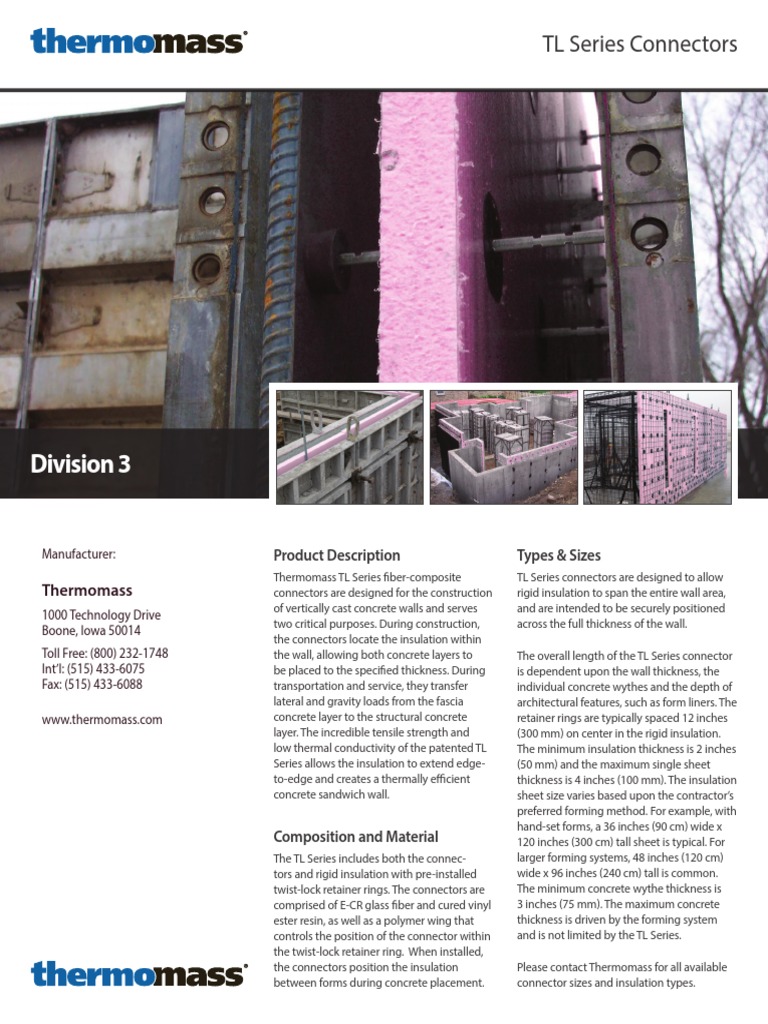 thermomass_tl_series_connector_datasheet | PDF