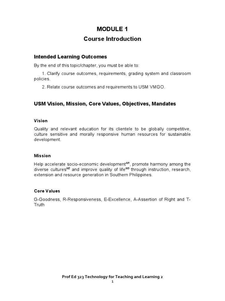 Module in TTL 2 | PDF | Educational Technology | Curriculum