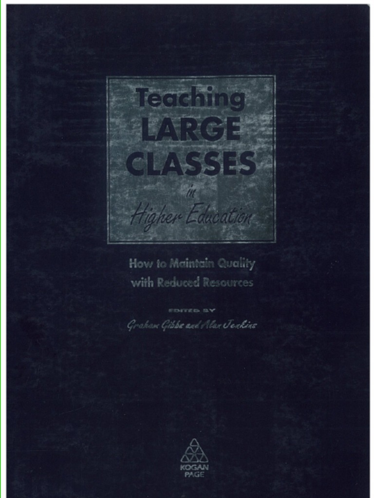 Teaching Large Classes in Higher Education | PDF
